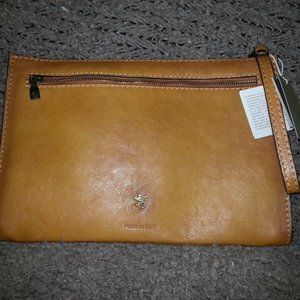 Pratesi | Bags | Pratesi Firenze Italian Leather Large Wristlet ...